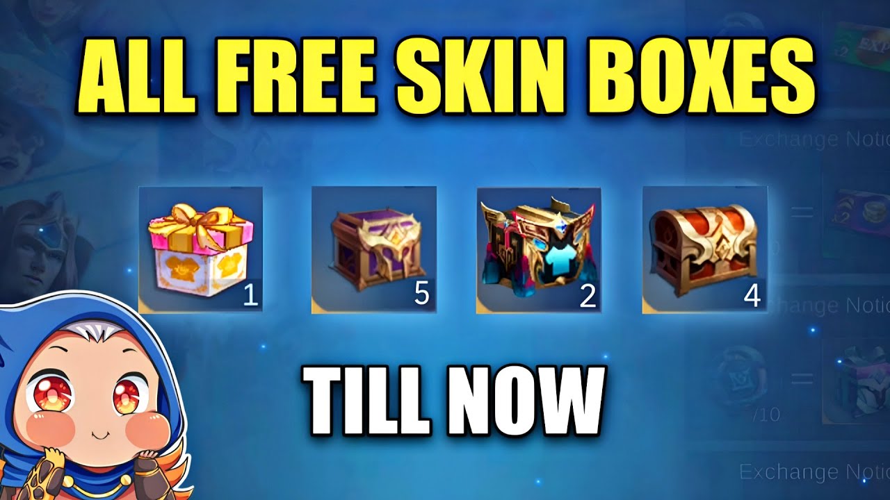 OPENING ALL FREE SKIN BOXES TILL NOW | MOBILE LEGENDS FREE SKIN - YouTube