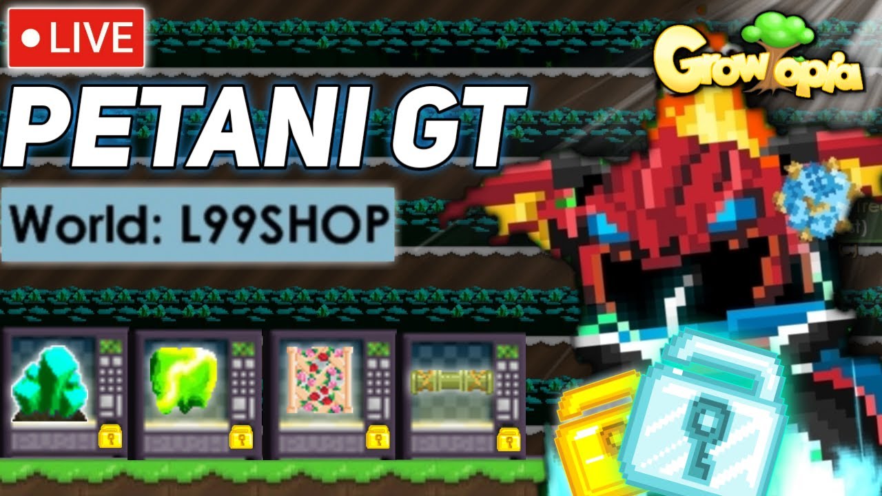 Cicil Soil Farm - Live Growtopia #growtopia - YouTube