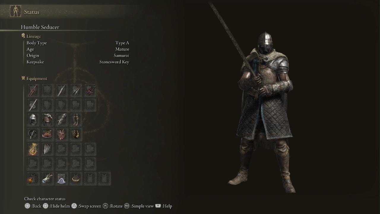 ELDEN RING Outfit #342 (Swordsman of Ancient Forms) - YouTube