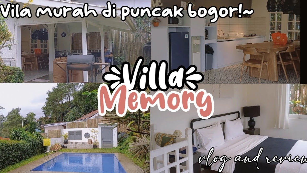 Villa Murah Di Puncak Bogor | Villa MEMORY. - YouTube
