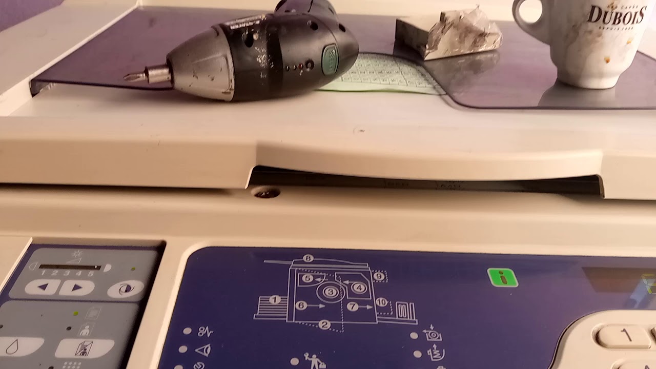 duplicopieur RISO rz 370 - YouTube