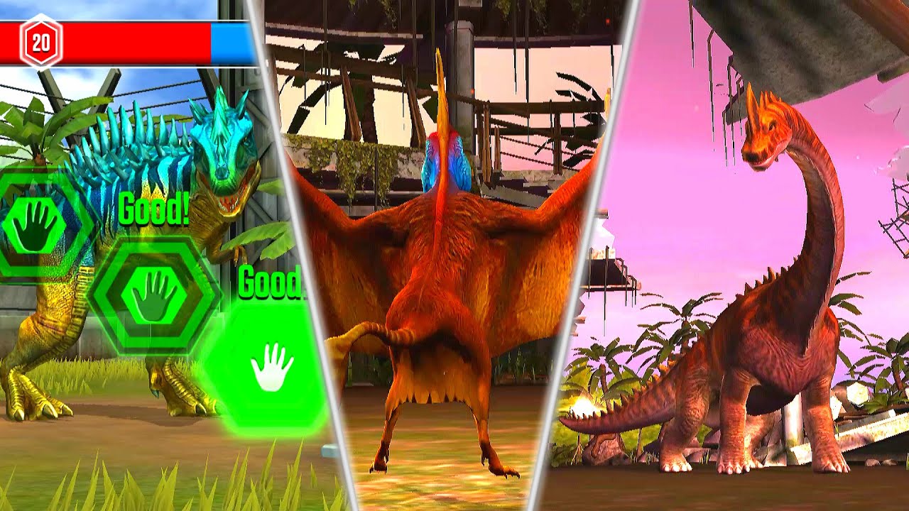 PTEROSAURS EVENT - TOURNAMENT HERBIVORES - CODE 19 | JURASSIC WORLD THE ...