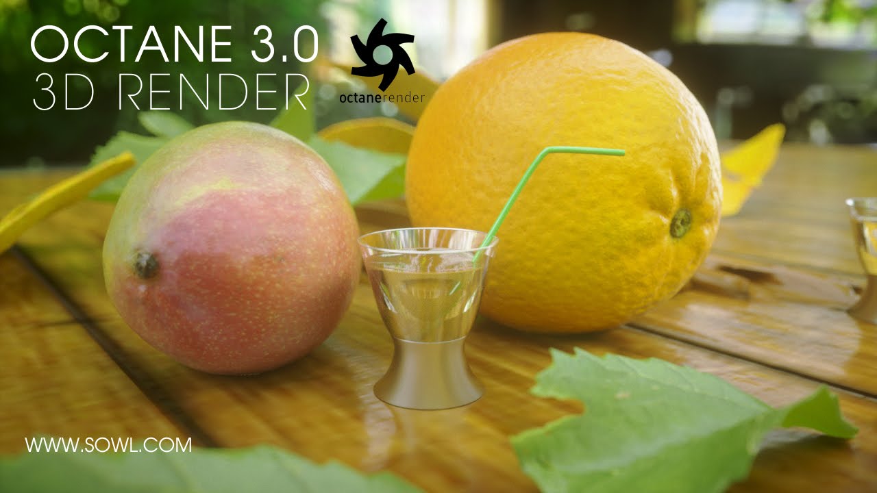 Animated 3D Still Life Study, 3DS Max, with Octane 3.0 Render - YouTube
