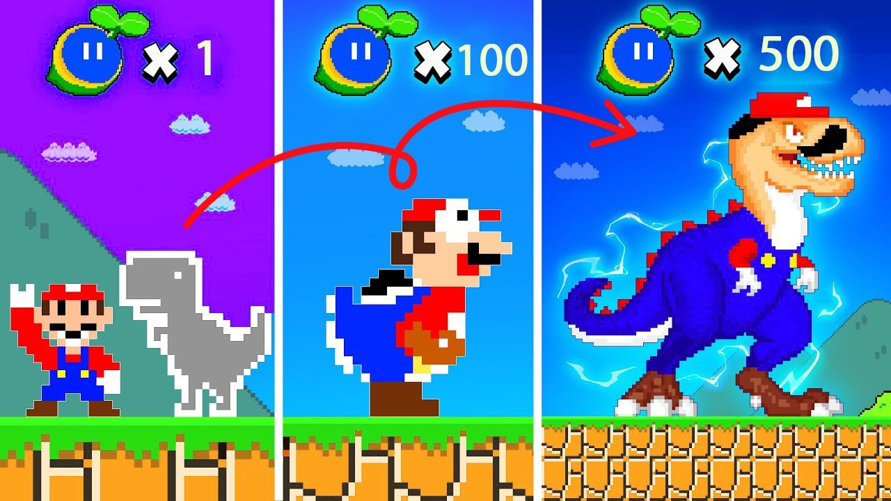 Super Mario Bros. But When Every Seed Makes Mario Become Black Panther ...