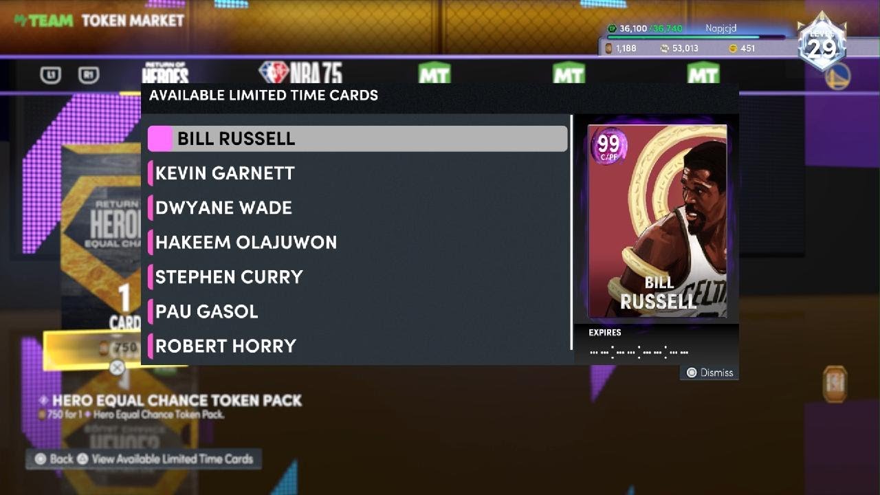 NBA 2K22 Token Market Update - Equal Chance Packs - YouTube
