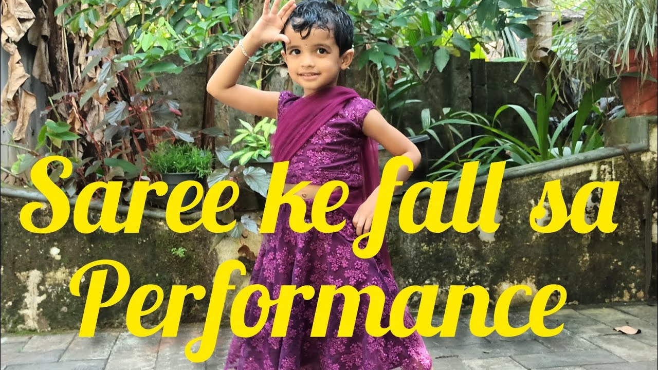 saree ke fall sa dance performance by Aamikunjan 💃💃 - YouTube