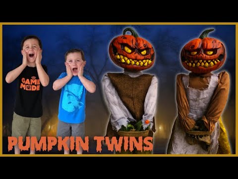 Pumpkin Twins Home Depot Halloween | Unbox and Setup New Halloween ...
