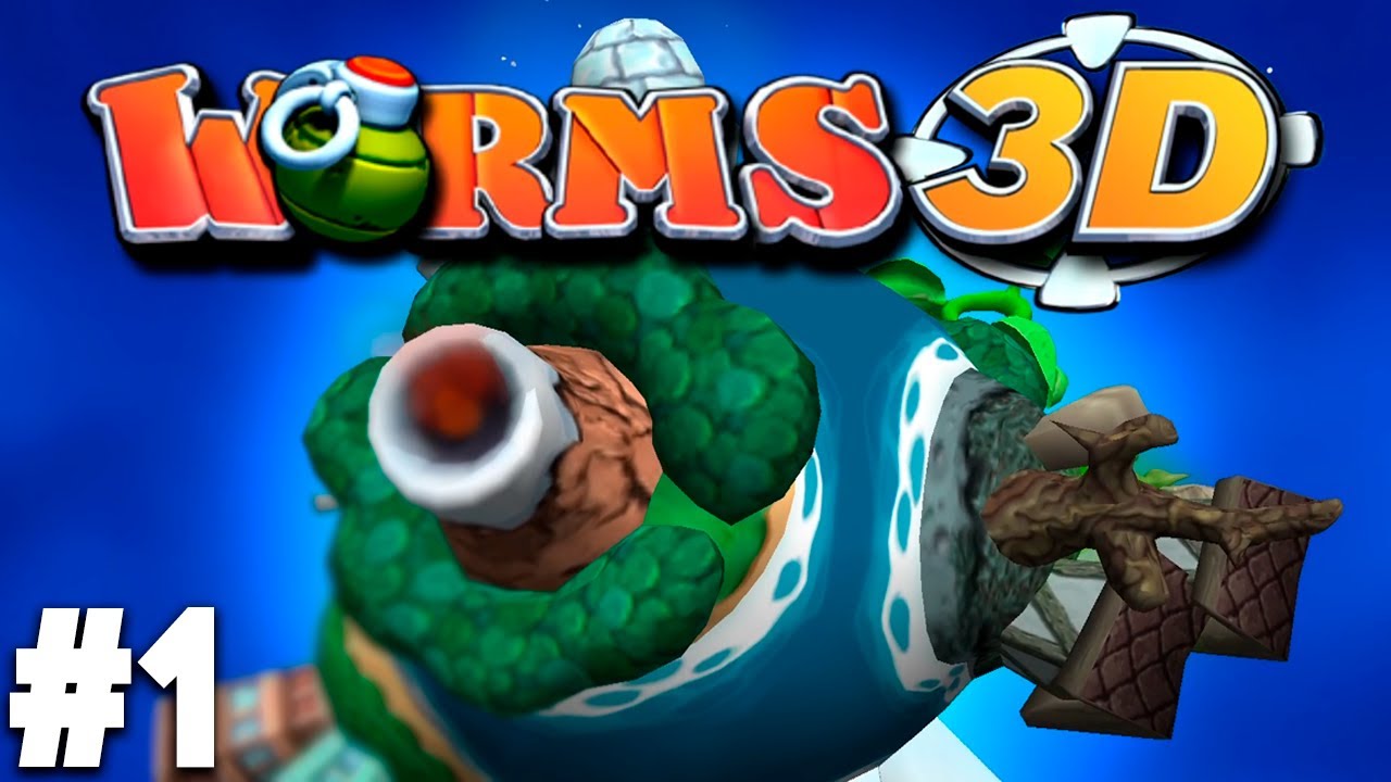 Worms 3D - Прохождение #1 (Обучение) - YouTube
