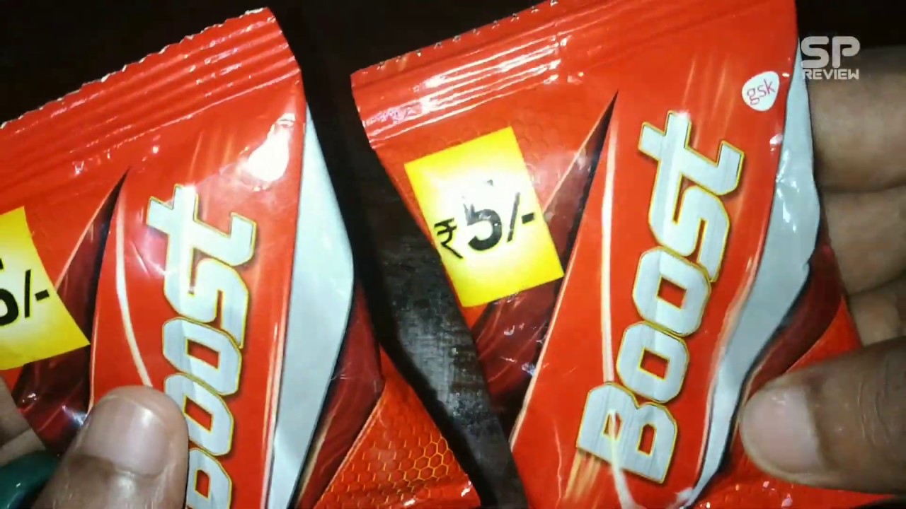 Boost five rupees packet unpacking and review - YouTube