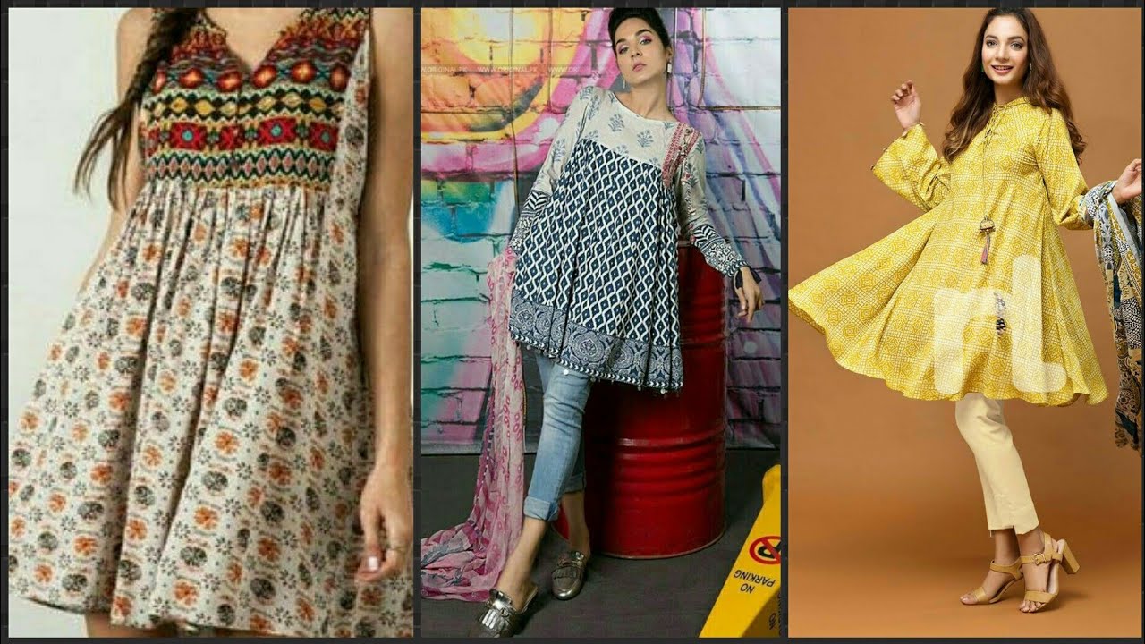 New Lawn Cotton Summer Frocks Design Collection For Girl's - YouTube