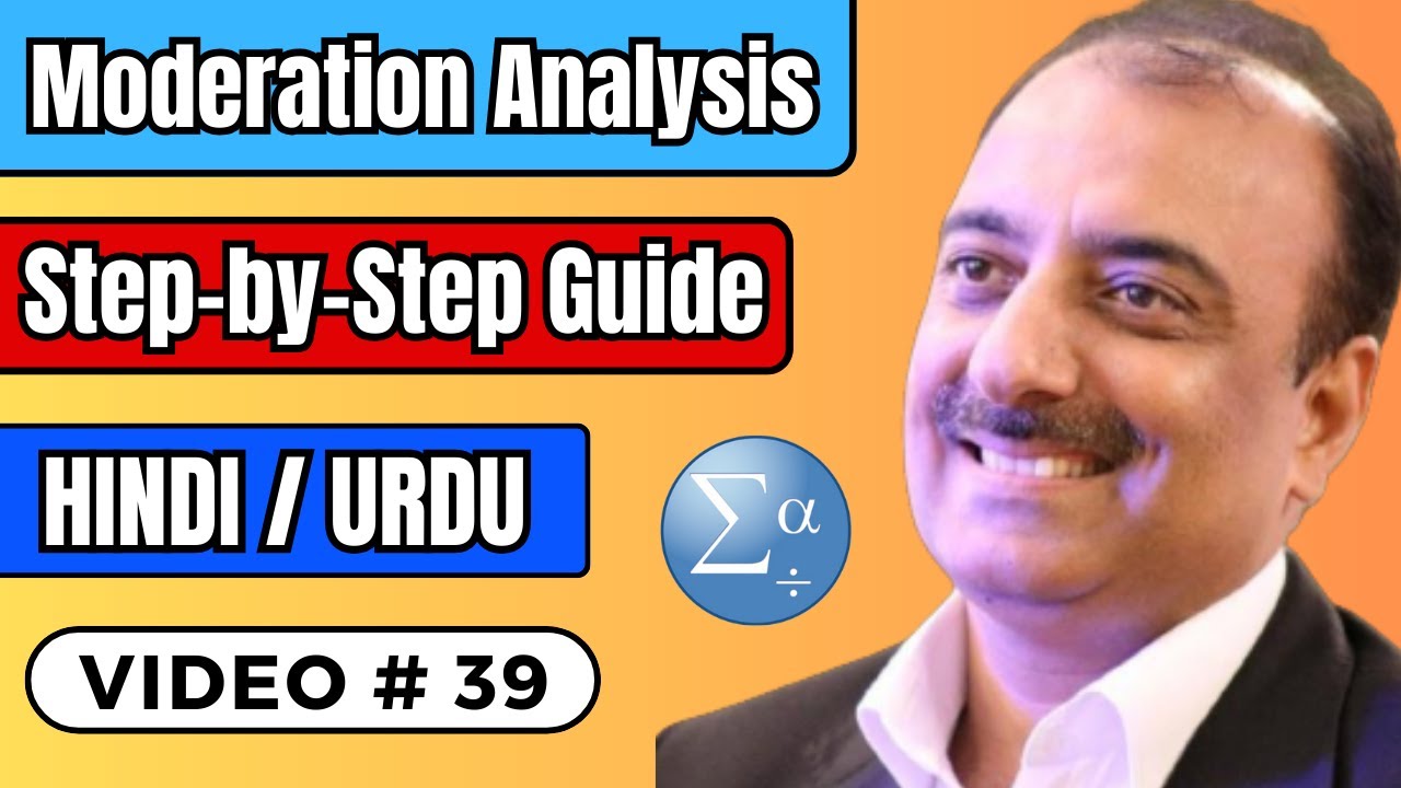 Moderation Analysis using SPSS | Video#39 | #drmuhammadzaheer - YouTube