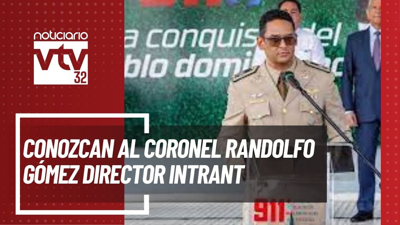 Conozcan al coronel Rodolfo Gómez director interino de INTRANT | # ...