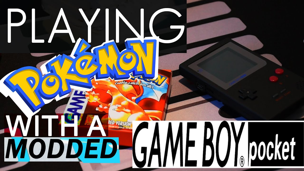 Playing Pokemon Red with a Moded Game Boy Pocket! Episode 1 - YouTube