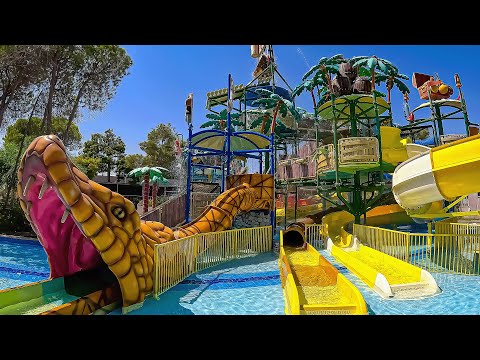 🌊Kids Waterslide at Aquajoy Waterpark - Manavgat, Antalya, Turkey