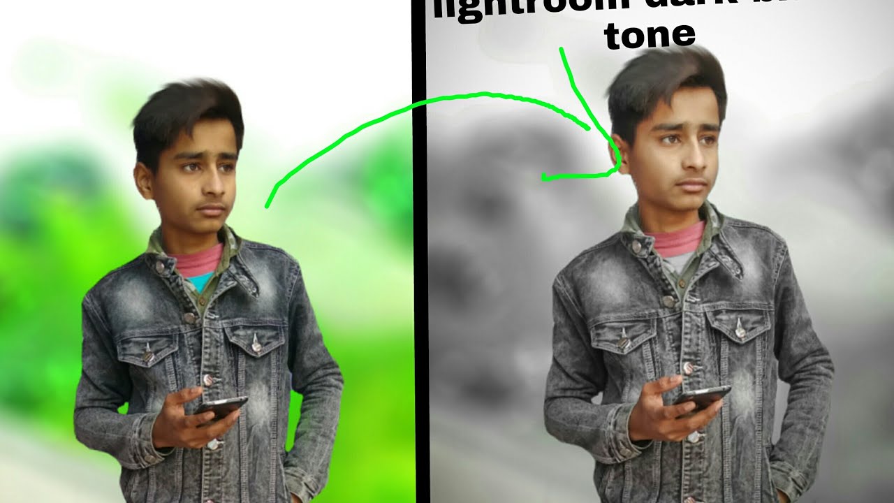 lightroom dark tone photo editing tutorial - YouTube