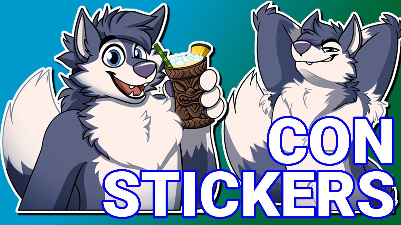 Giving out stickers at a con could be fun... - YouTube