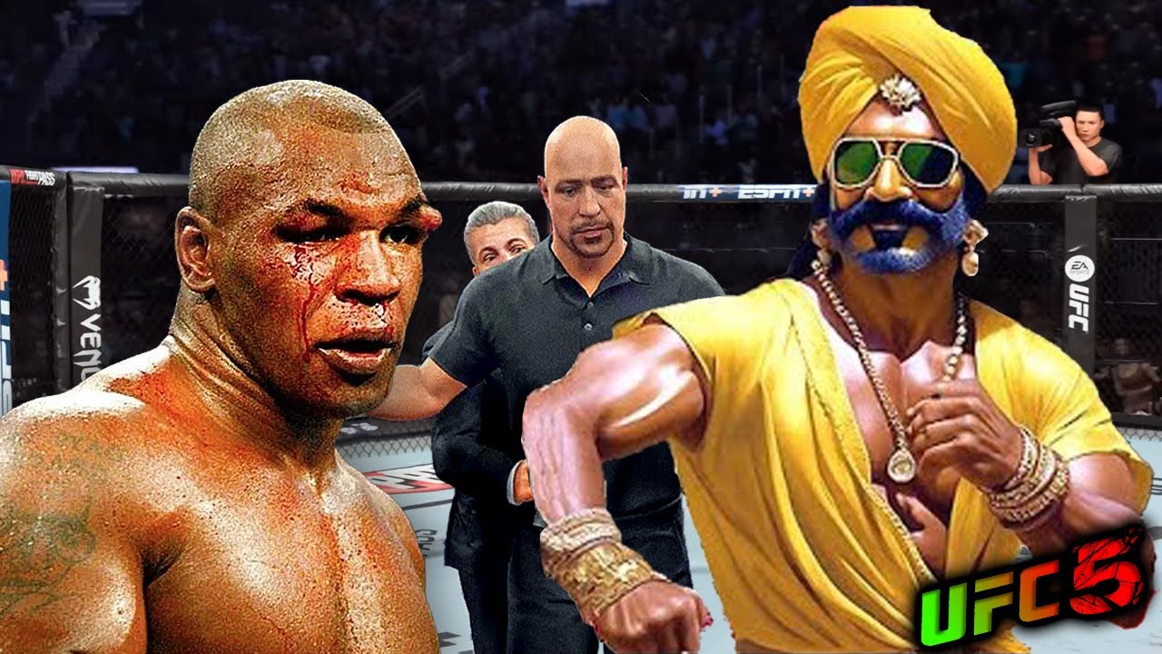 Mike Tyson vs. Indian Rambo (EA sports UFC 5) - YouTube