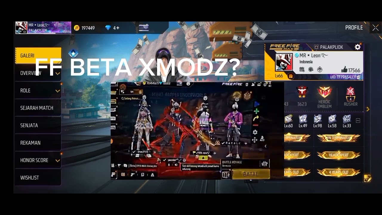 APLIKASI FF BETA TESTING 2025 BY | KANG TUTOR #ffbeta #ffbetatesting # ...