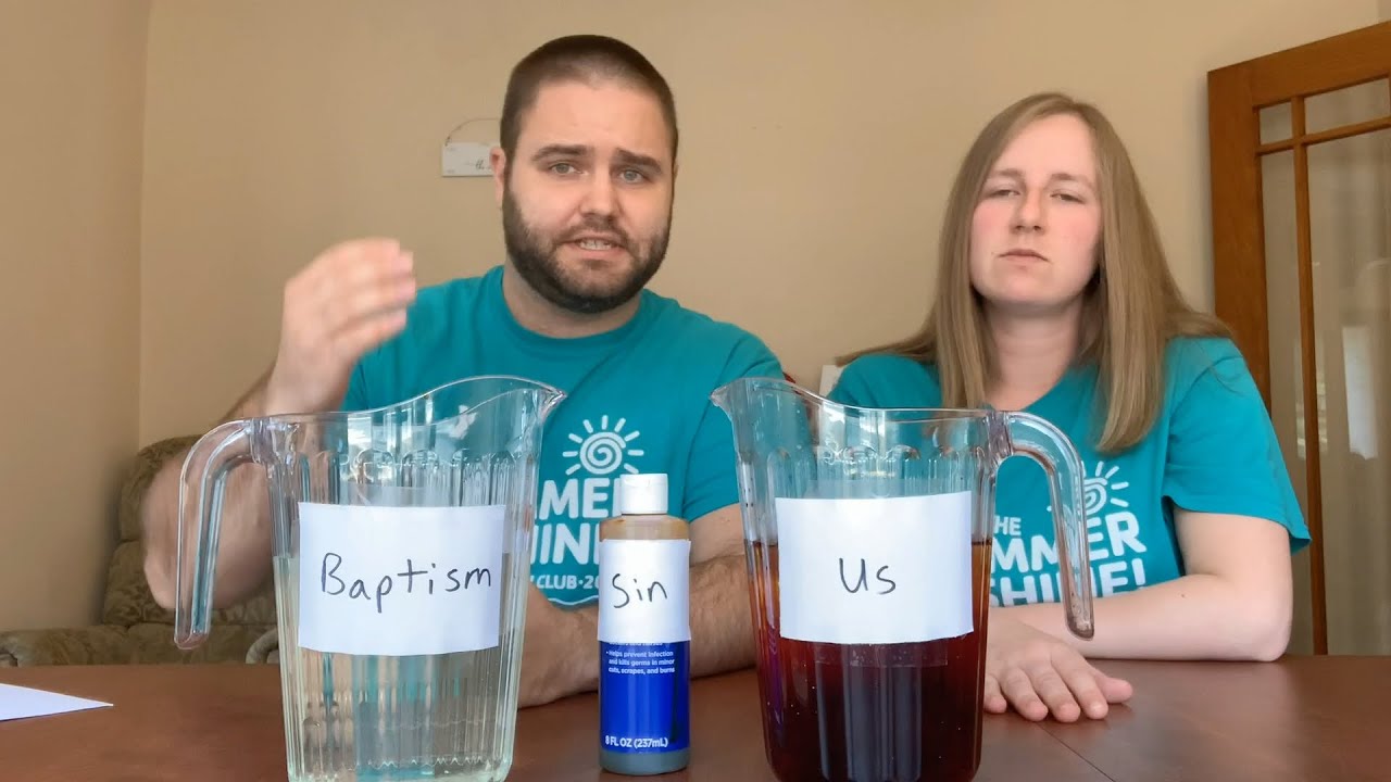Baptism Object Lesson! - YouTube