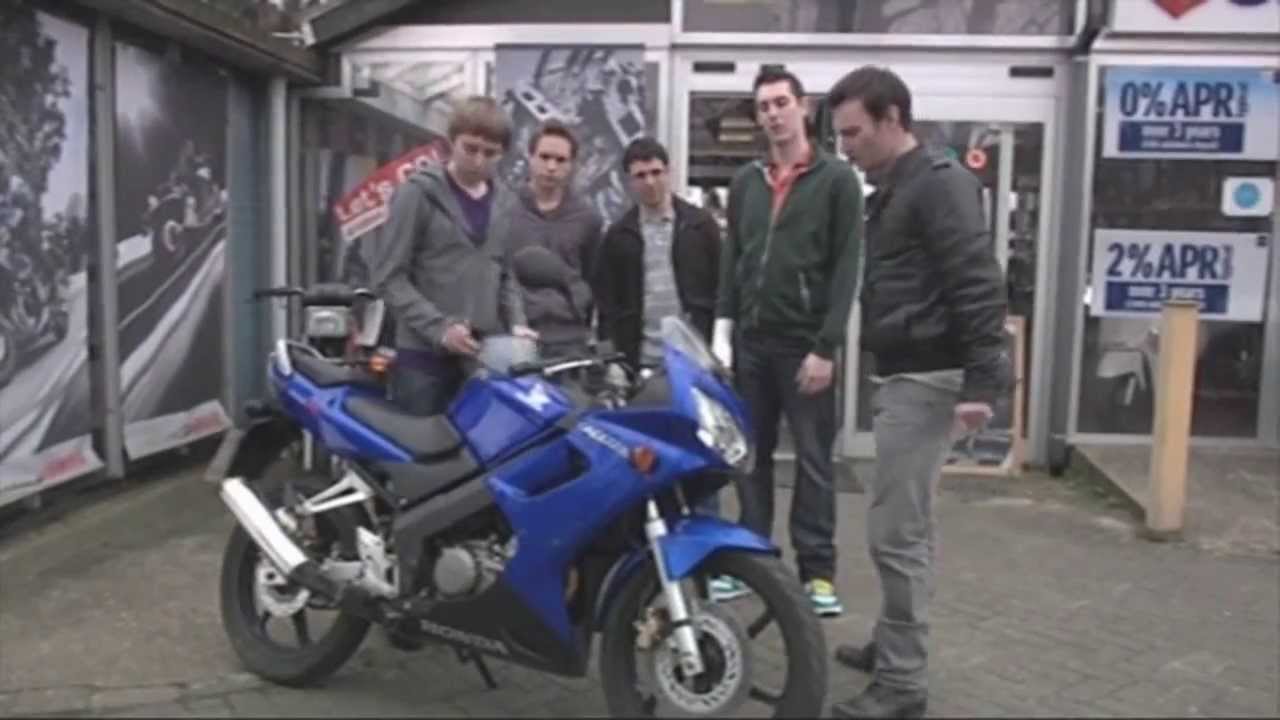 The Inbetweeners motorbike crash - YouTube
