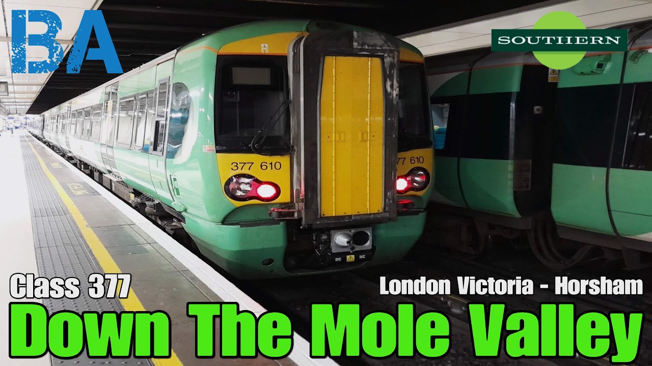 Down The Mole Valley - Train Journey - Class 377 - Southern - Sutton ...
