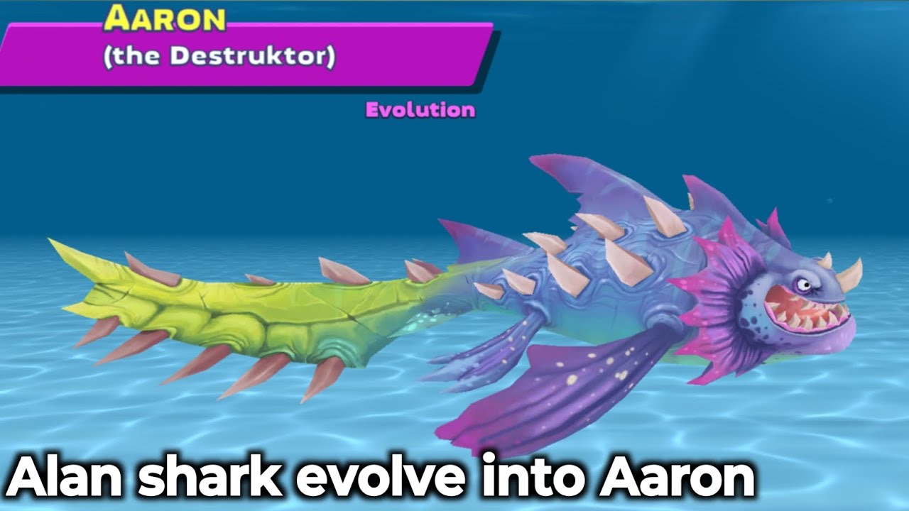 Alan shark evolve into Aaron _ hungry shark evolution - @DeepDive-02 ...