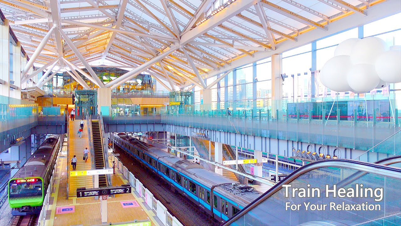 [Train Healing] No.45 Takanawa-Gateway Station, Tokyo, Japan, August ...