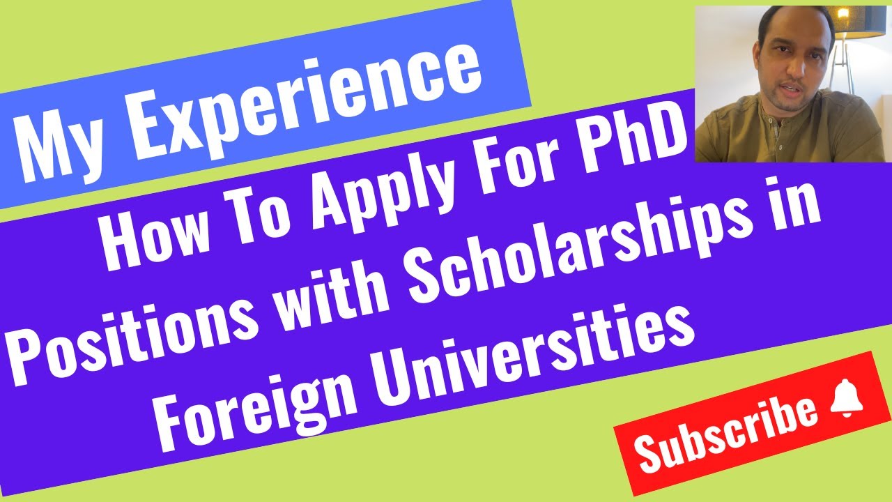 #5 How To Apply for PhD Positions Abroad | My Experience | Ph.D. in QUT ...