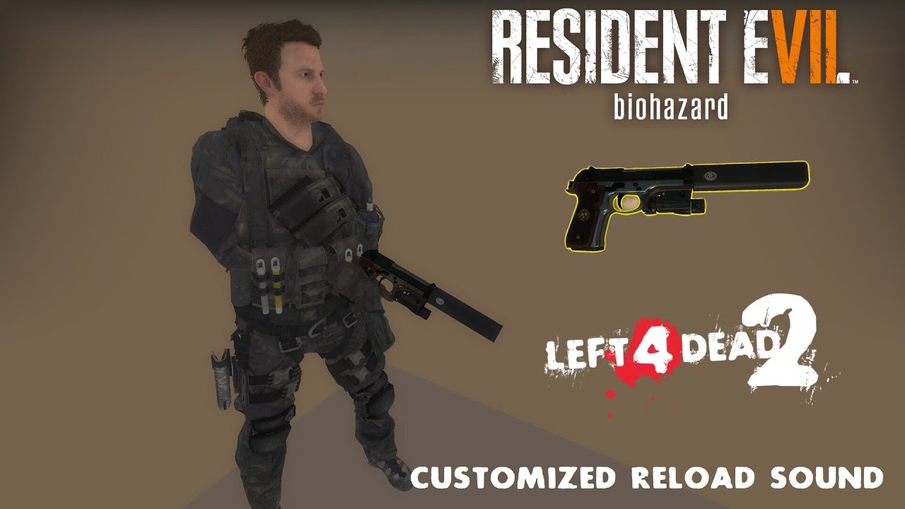 Left 4 Dead 2 Resident Evil Biohazard's Albert-01R (Magnum) Customized ...