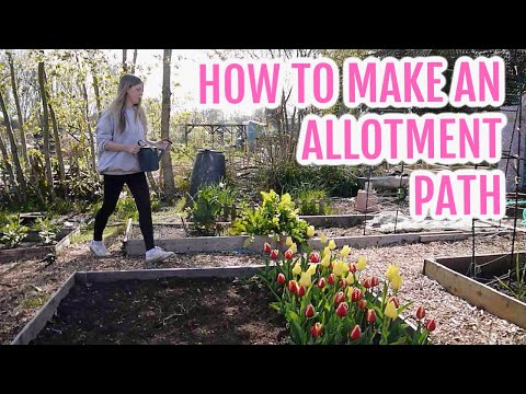 HOW TO MAKE AN ALLOTMENT PATH / EMMA'S ALLOTMENT DIARIES - YouTube