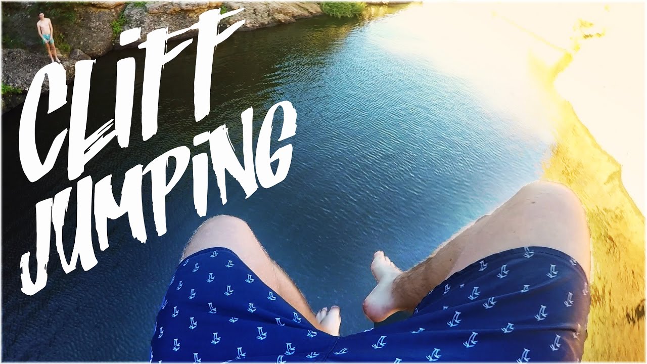 40 FT CLIFF JUMPING || Adventure Time - YouTube