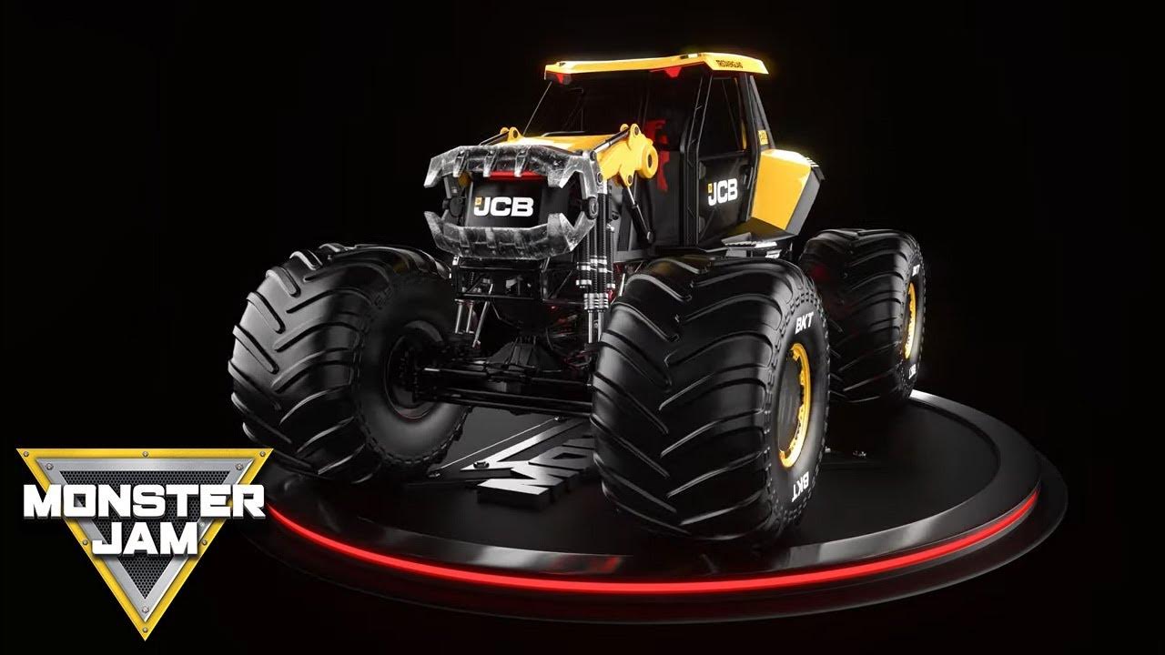 Jcb Digatron New Monster Jam Truck Turn Table Youtube