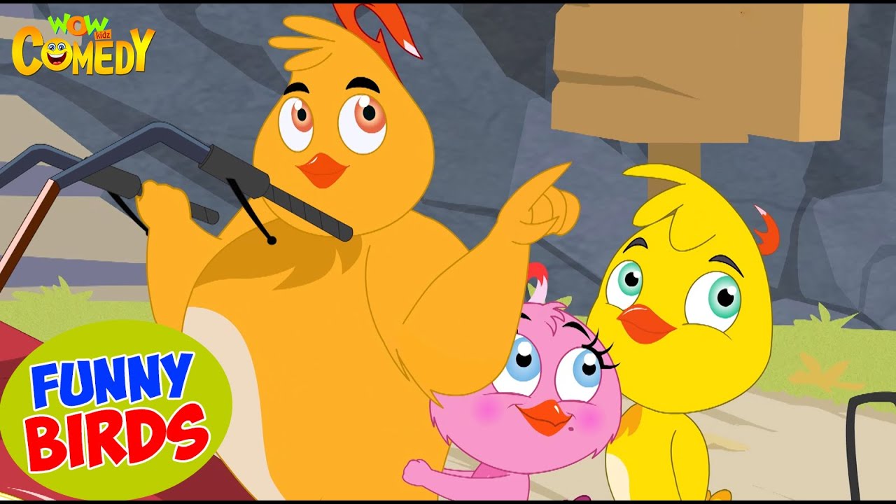 Funny Birds | 204 | Eena Meena Deeka | Cartoons For Kids | Comedy ...