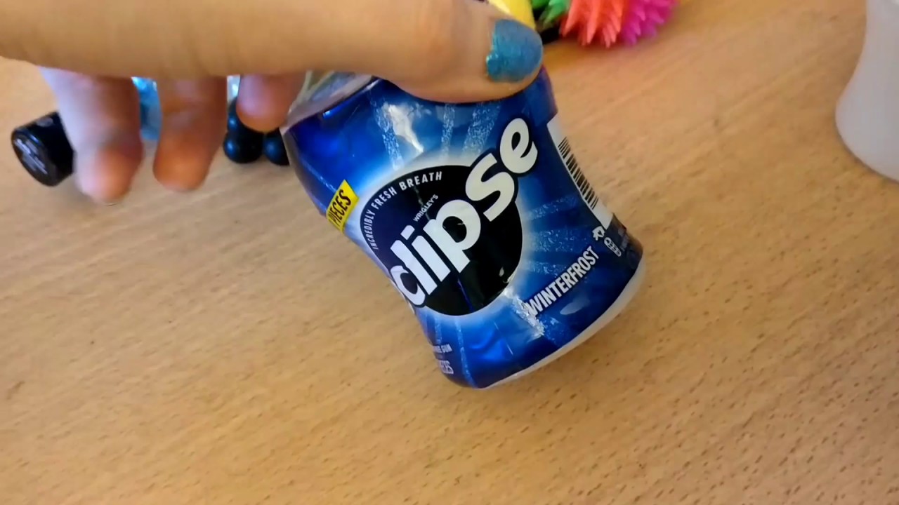 secret lifehack for eclipse gum containers - YouTube