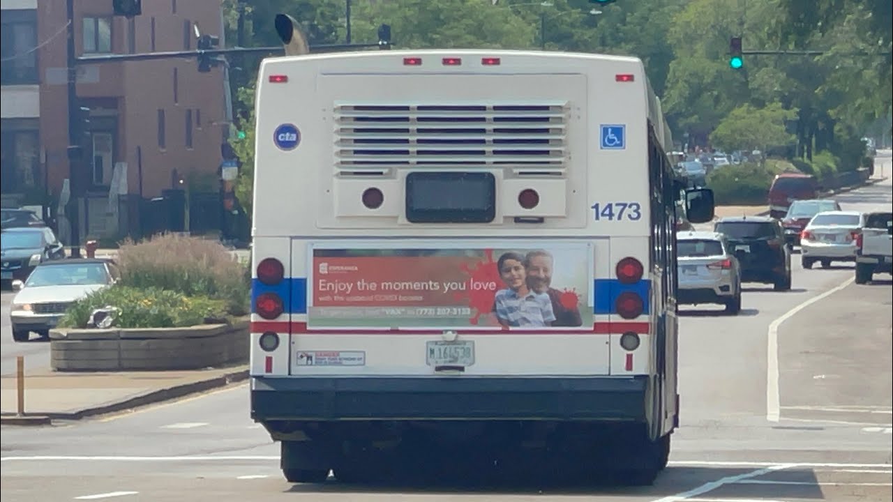 Ride On The CTA 2007 New Flyer D40LF Bus 1473 On Rt 49 Western From ...