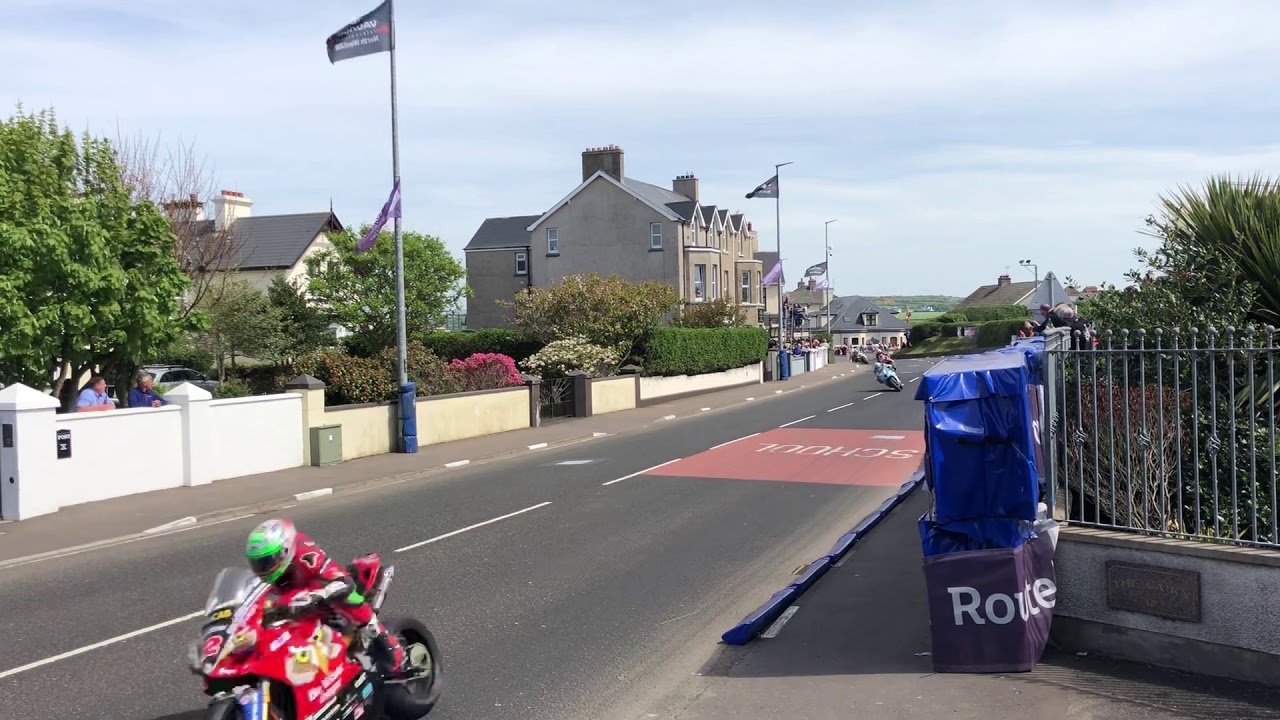 NorthWest 200 - First Lap (mass start) Coast Road - YouTube