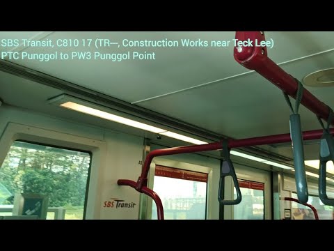 [Construction Works near Teck Lee] SBS Transit - C810 17 [Punggol → ...