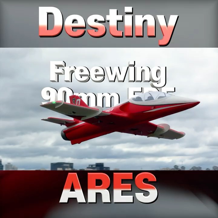 Destiny, ARES, Freewing 90mm EDF - YouTube