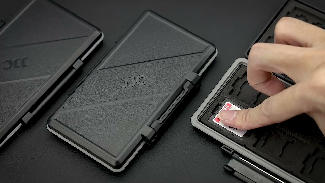 JJC JCR Series Memory Card Case - YouTube