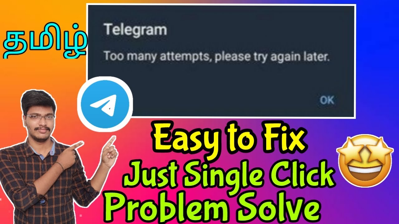 telegram too many attempts please try again later tamil | too many ...