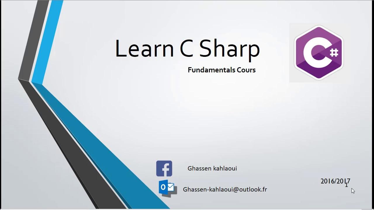 C Sharp Fundamentals Course Basic Conecpt - YouTube