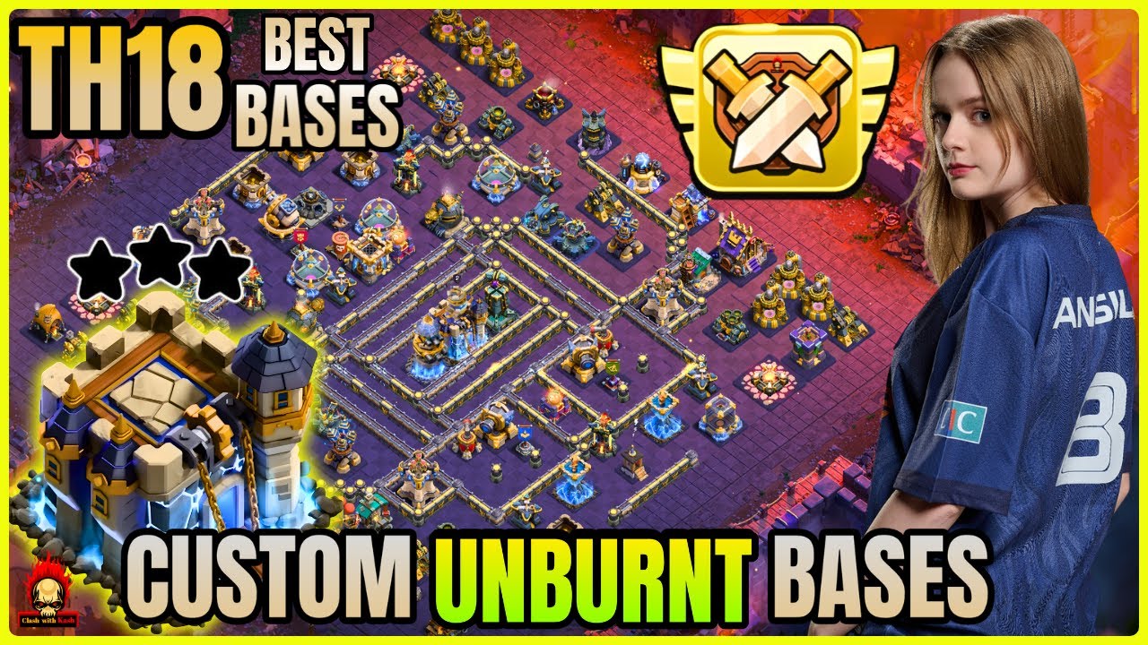 NEW FRESH UNBURNT TOP 10 TOWNHALL 18 BASE ! TH18 LEGEND BASES WITH LINK ...