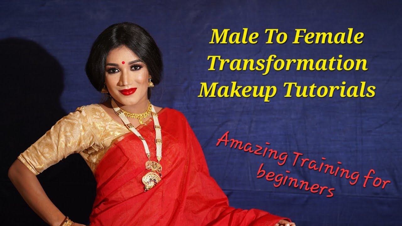 Amazing Male To Female Transformation Makeup #crossdresser # ...