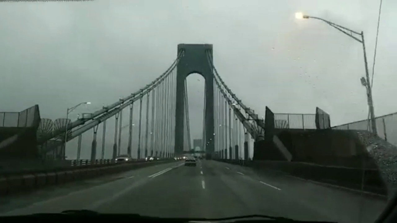 Driving Across the Verrazano Narrows Bridge with commentary 2019 - YouTube