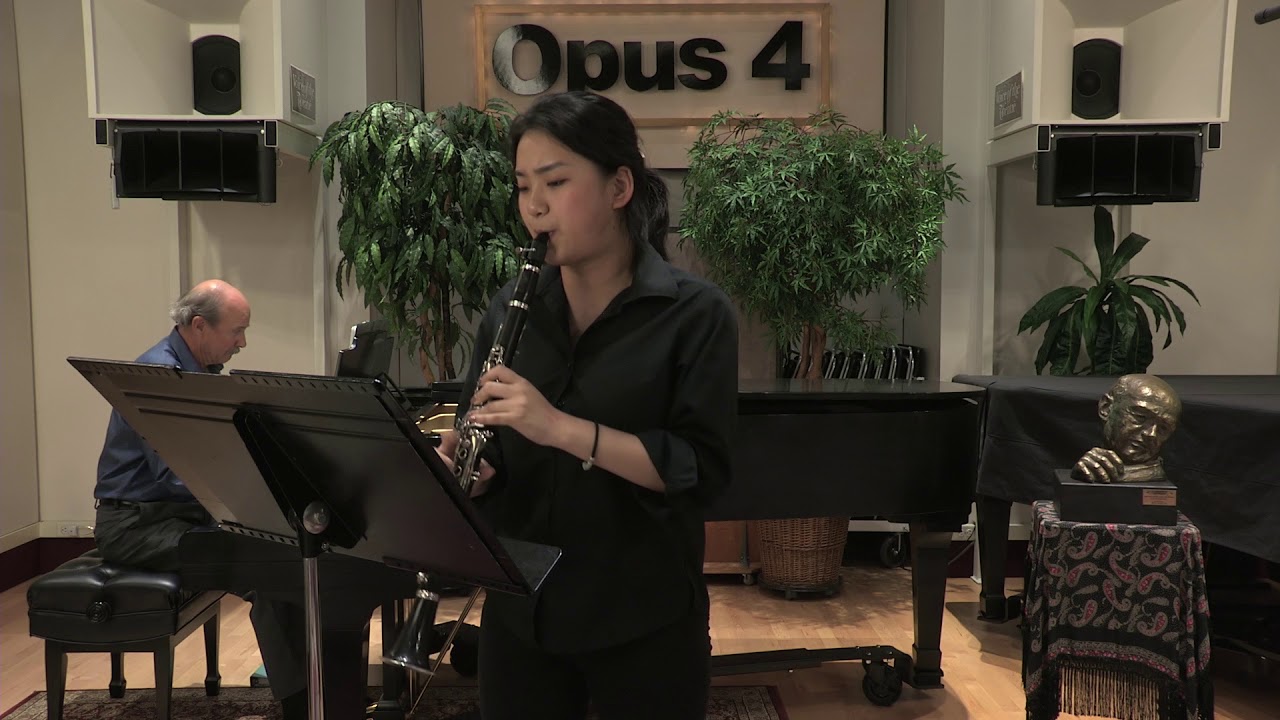 Opus 4 Studios: Anqi "Sandy" Shao, clarinet: Solo de Concours, Op.10 ...