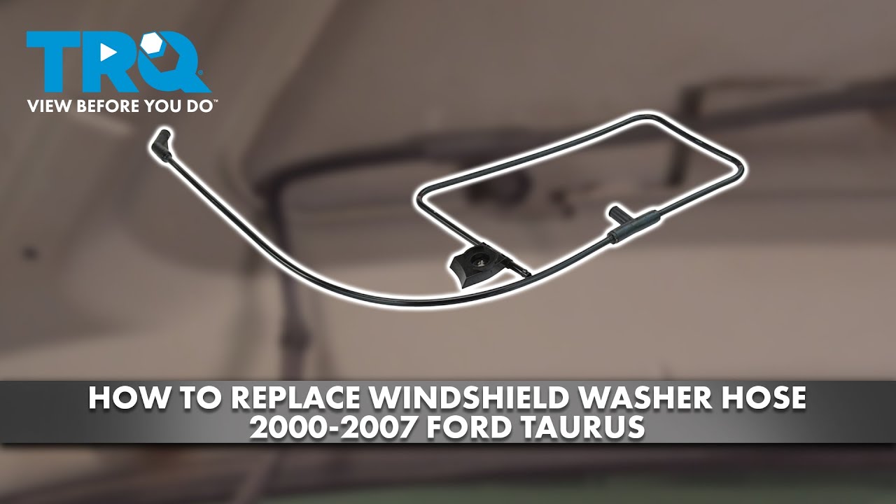 How to Replace Windshield Washer Hose 2000-2007 Ford Taurus - YouTube