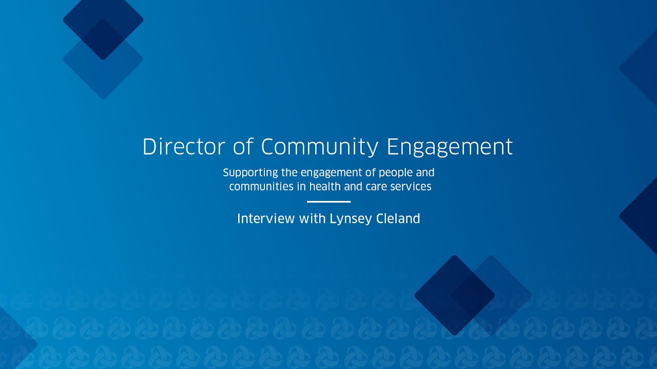 Director of Community Engagement recruitment: Interview with Lynsey ...