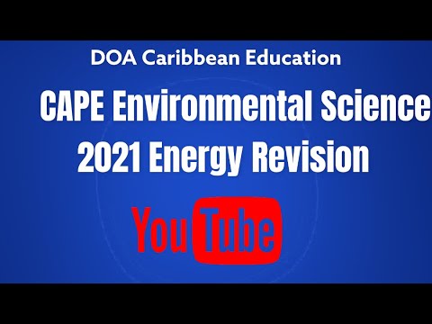 CAPE Environmental Science Unit II Module 2 Revision - YouTube