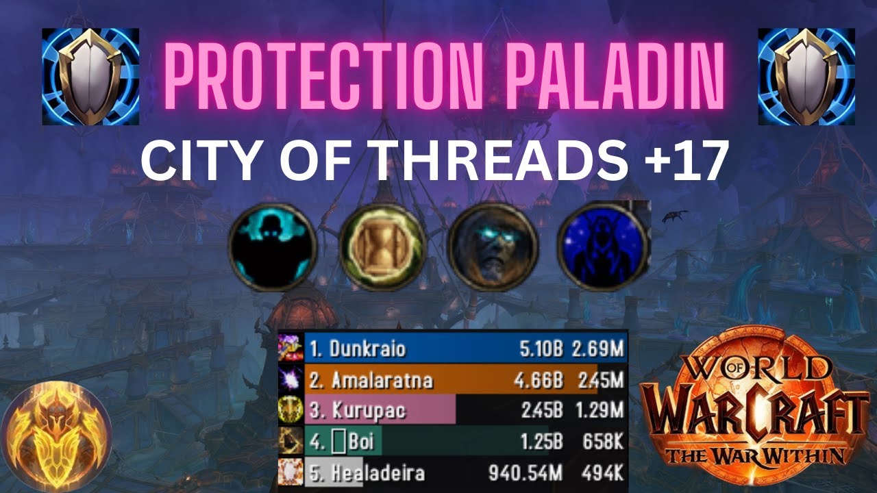 CITY OF THREADS +17 │PROTECTION PALADIN POV │PT BR │S1 THE WAR WITHIN ...