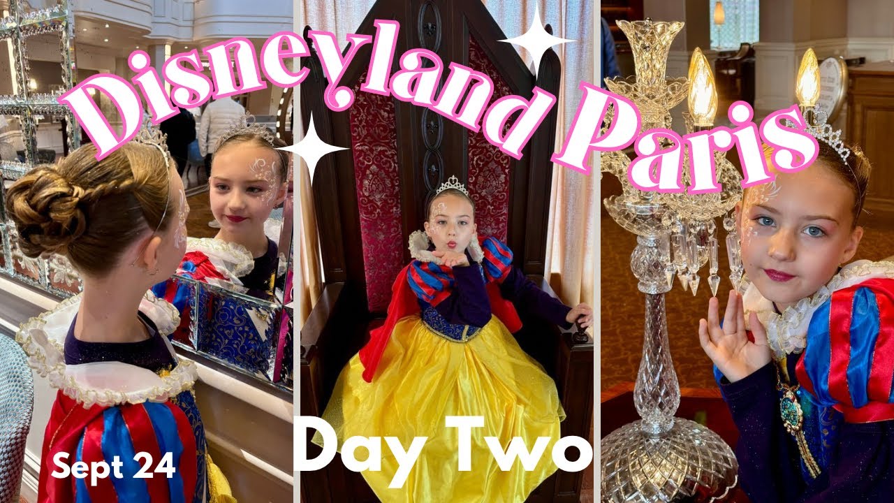Disneyland Paris Day 2! My Royal Dream Princess makeover. Last day of ...